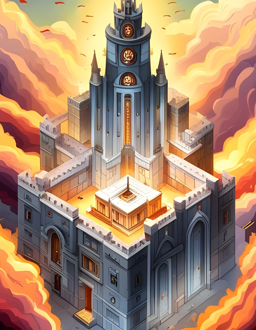 Atomic Alchemy: High Castle - AI Generated Artwork - NightCafe Creator