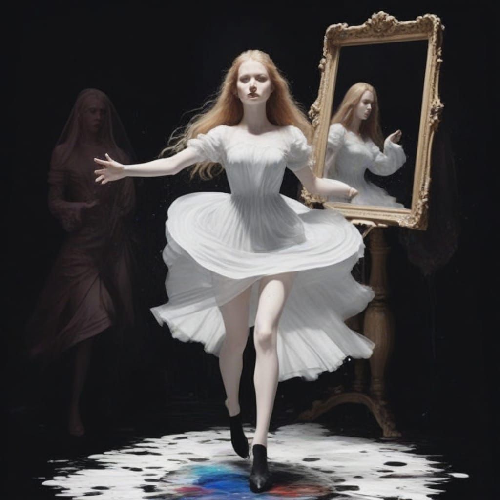 Distorted Reality in a Subverted Historical Aesthe... - AI Art