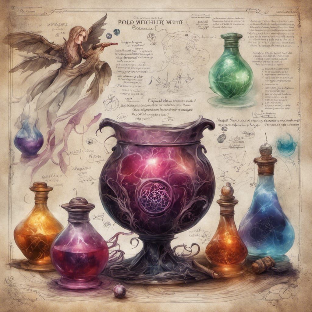 Witch's Cauldron - AI Generated Artwork - NightCafe Creator