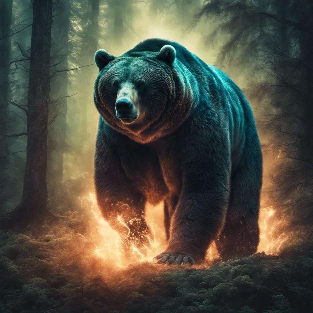 Bear God - AI Generated Artwork - NightCafe Creator