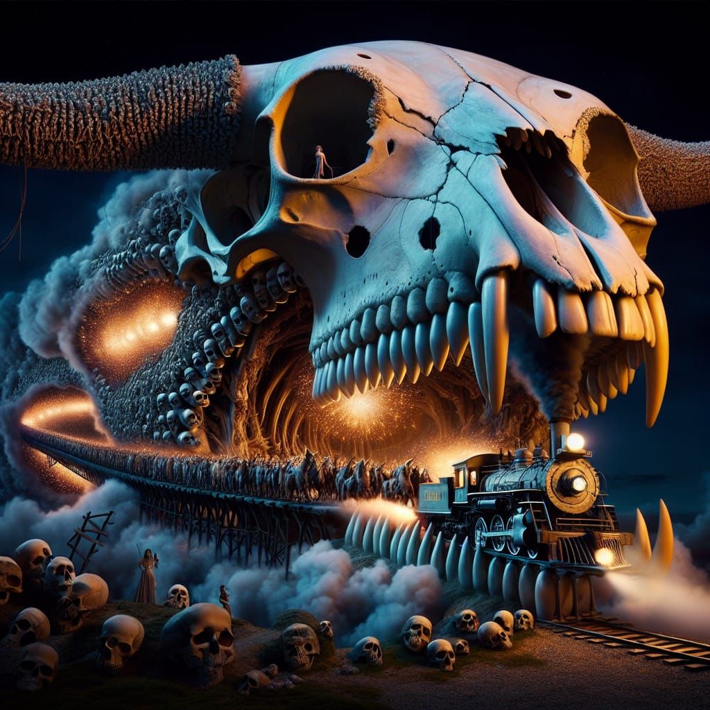 SLOW WALK TO THE FAST TRACK - Surreal Steam Engine Rides Acr...