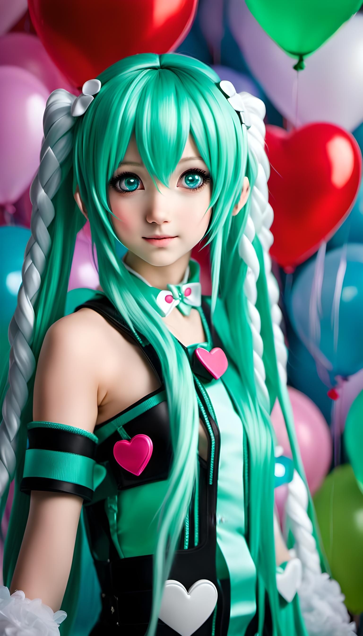 Hatsune Miku #536 - AI Generated Artwork - NightCafe Creator