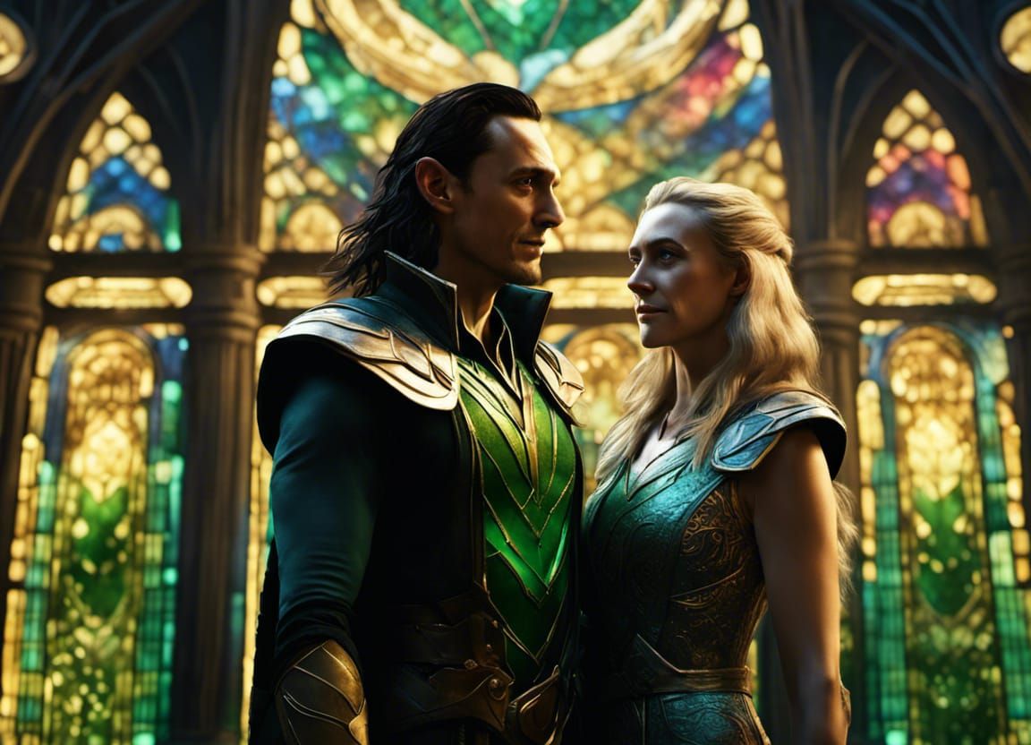 Loki and Sigyn - AI Generated Artwork - NightCafe Creator