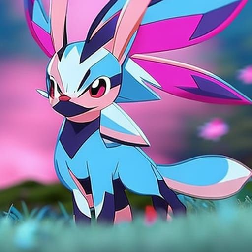 Pokemon Sylveon - AI Generated Artwork - NightCafe Creator