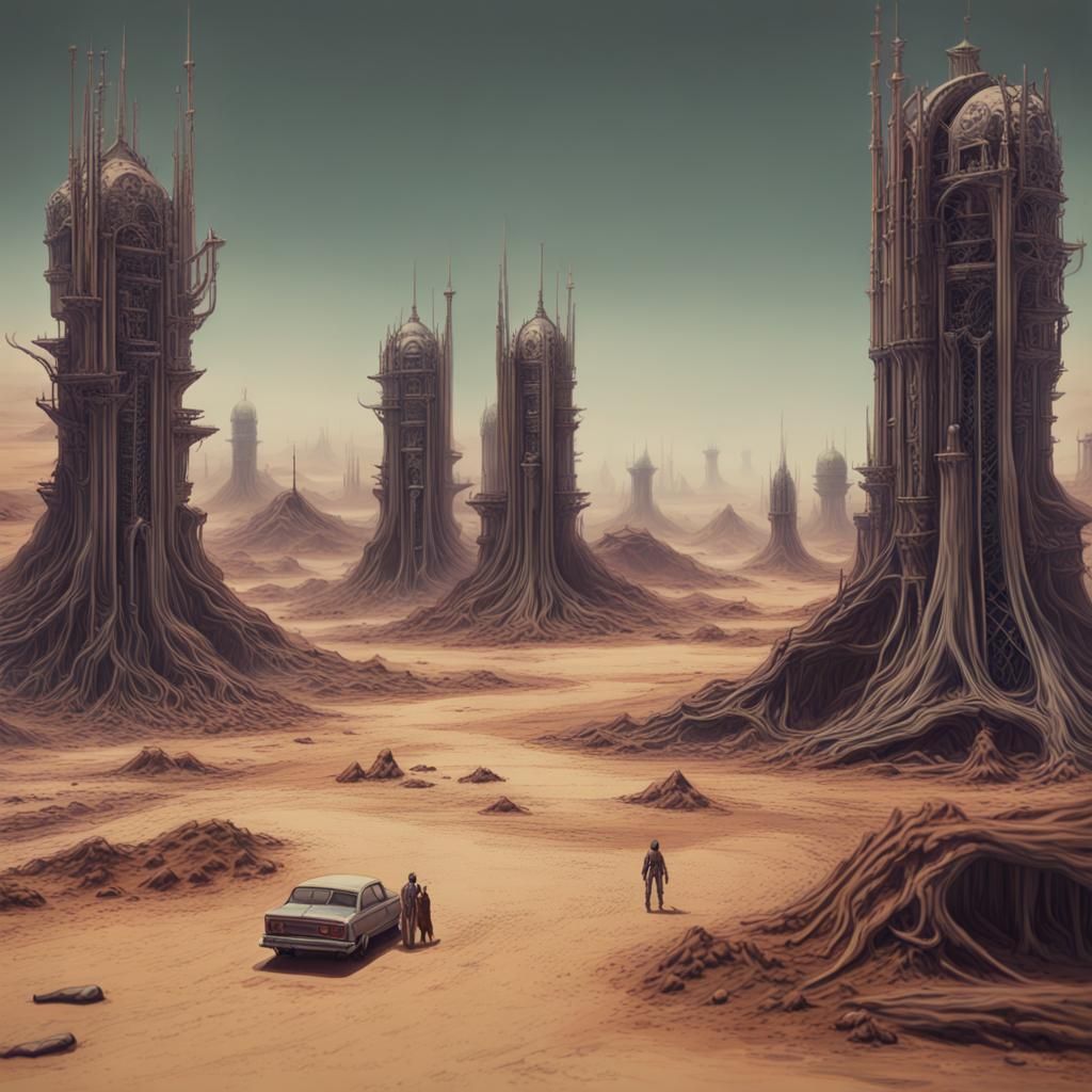 Desolate wasteland. - AI Generated Artwork - NightCafe Creator