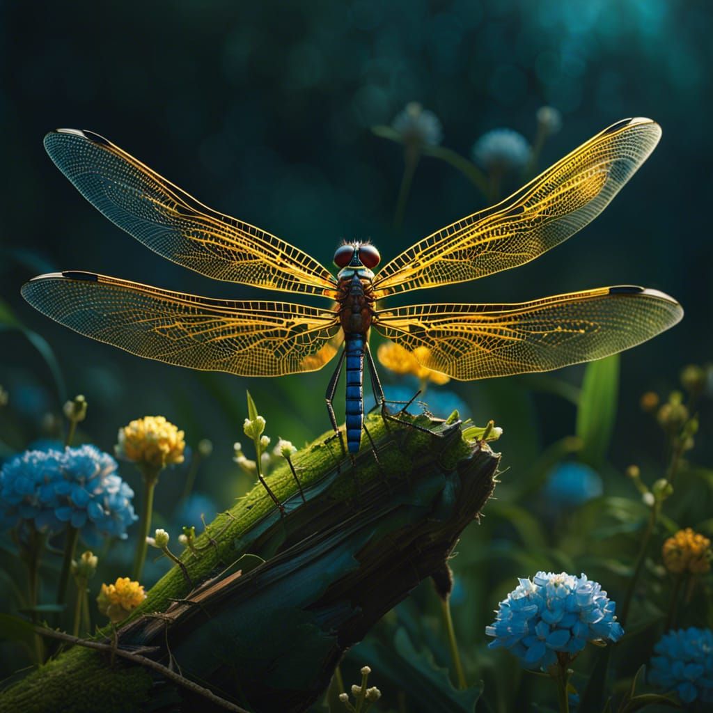 dragonfly - AI Generated Artwork - NightCafe Creator