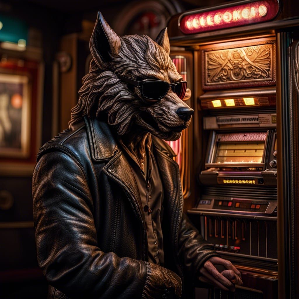 Wolfman is out, tonight - AI Generated Artwork - NightCafe Creator