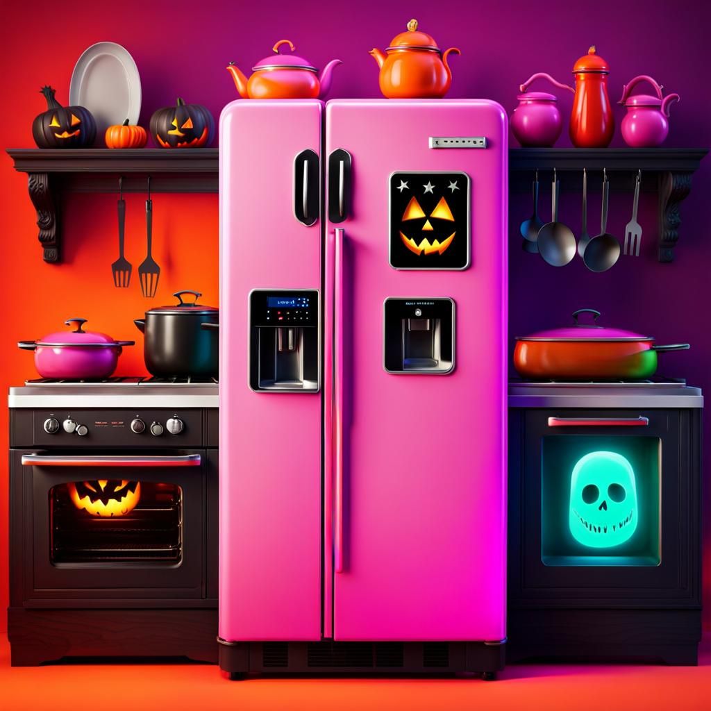 Spooky Kitchen Appliances. #3 - AI Generated Artwork - NightCafe Creator