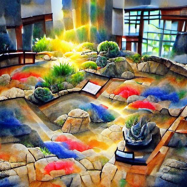 Japanese Zen Gardens - AI Generated Artwork - NightCafe Creator