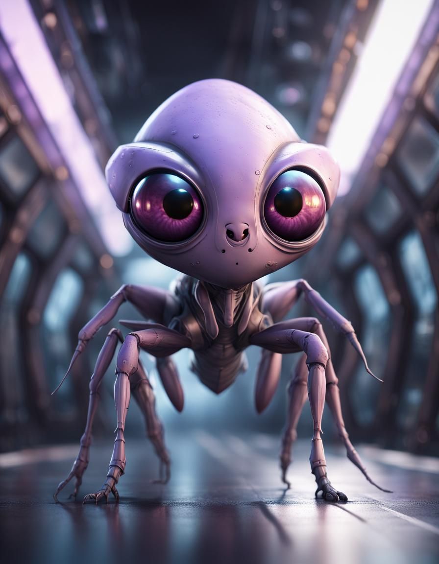 cute insectoïd alien - AI Generated Artwork - NightCafe Creator