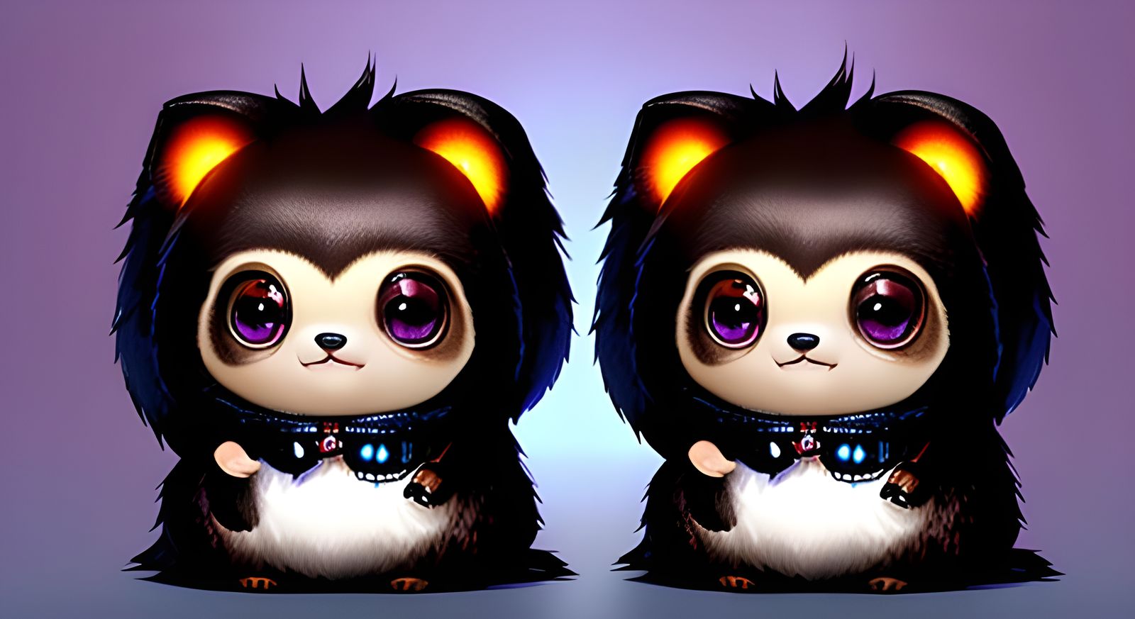 GOTH SLOTHS - AI Generated Artwork - NightCafe Creator