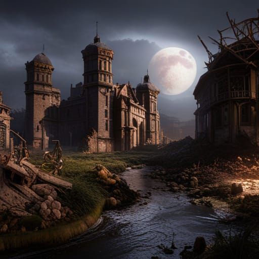 Zombie. - AI Generated Artwork - NightCafe Creator