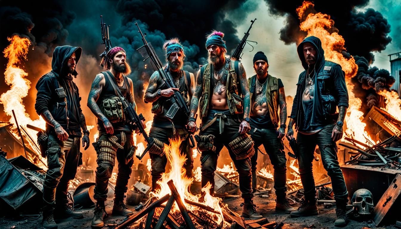 Raiding Party - AI Generated Artwork - NightCafe Creator