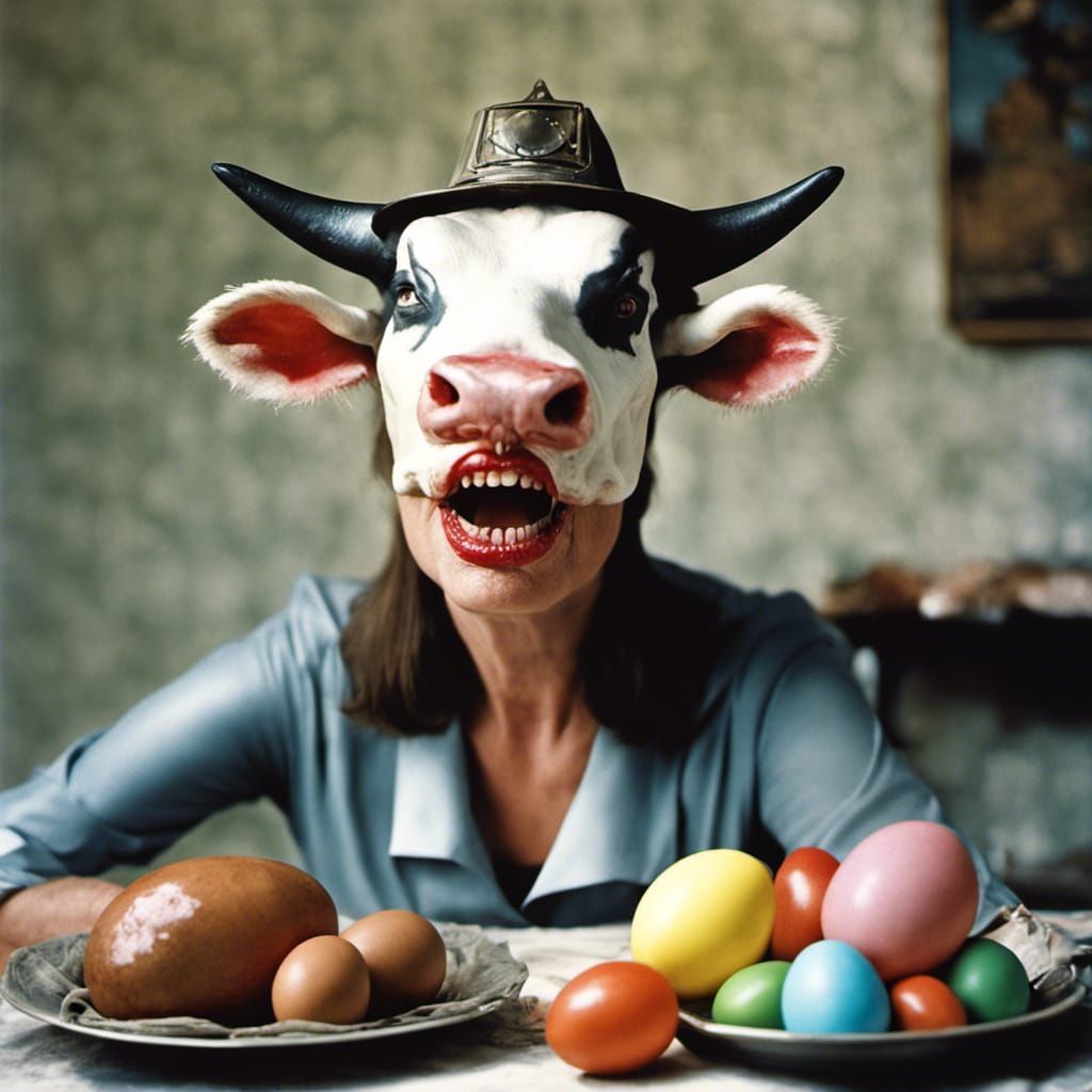 Don't Have A Cow, Man! - AI Generated Artwork - NightCafe Creator