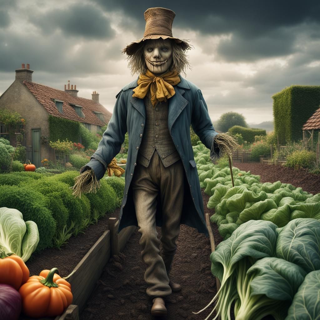 Watch out this Scarecrow is coming for you - AI Generated Artwork ...