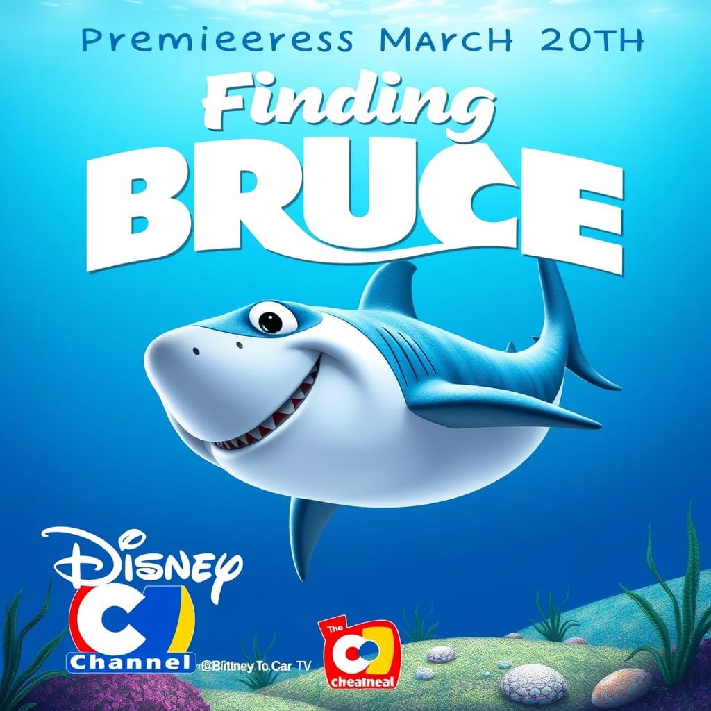 Disney's Finding Bruce: A Whimsical Adventure Prem... - AI Art