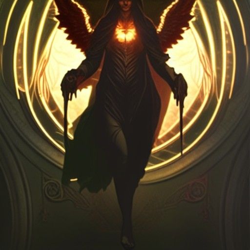 lucifer morning star is a masterpiece, 8k resolution, dark fantasy ...