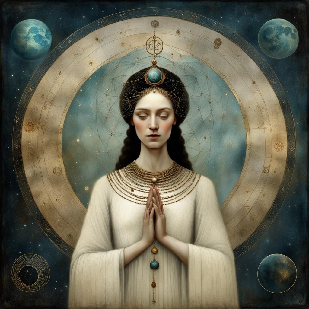 Cosmic Woman - AI Generated Artwork - NightCafe Creator