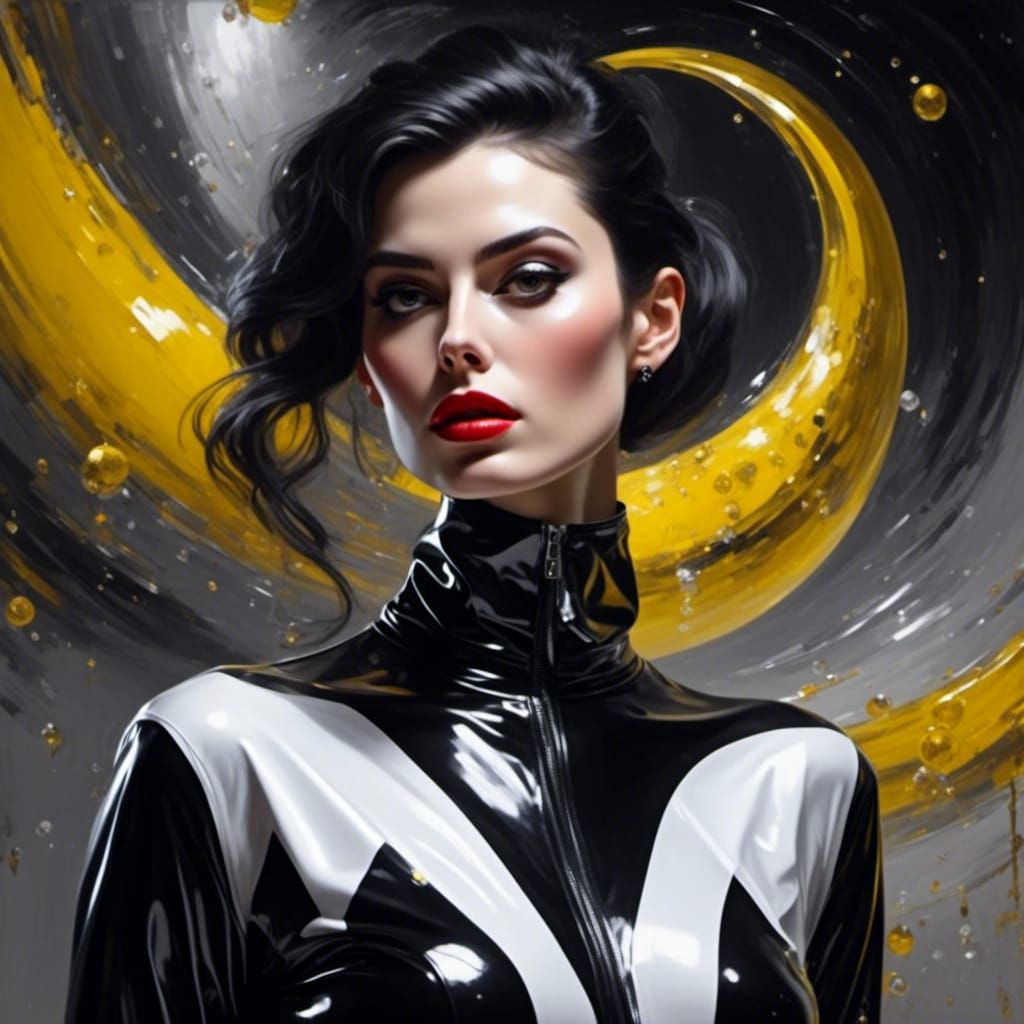 Latex MoonArt 2 - AI Generated Artwork - NightCafe Creator