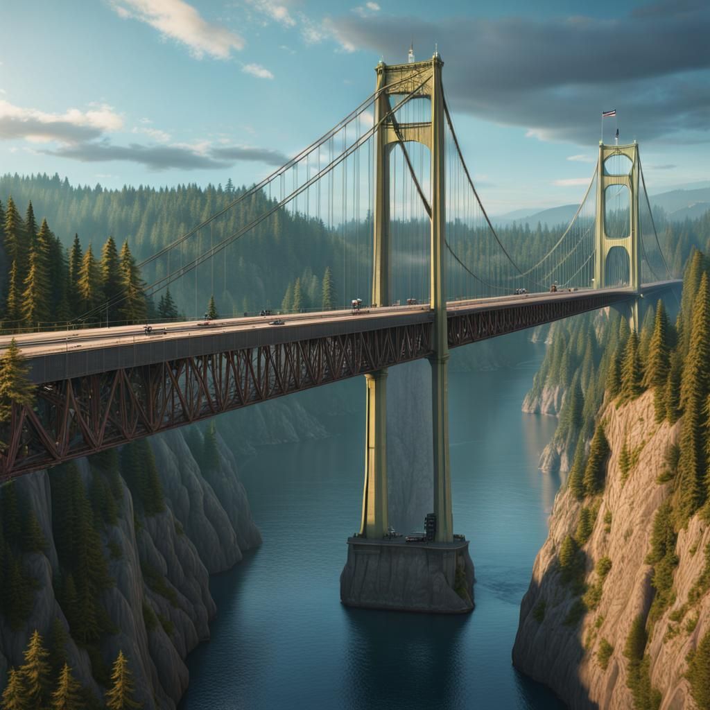 Bridge - AI Generated Artwork - NightCafe Creator