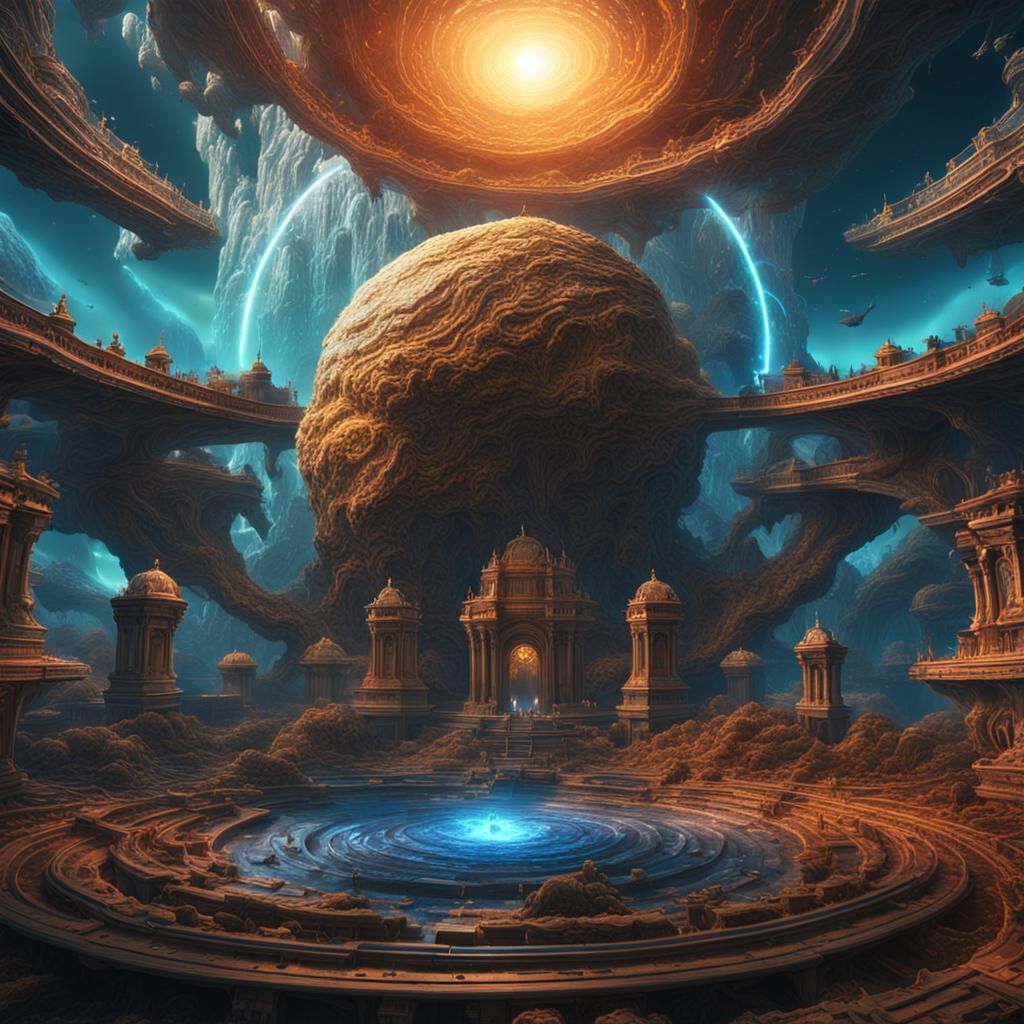 Interdimensional Vortex - AI Generated Artwork - NightCafe Creator