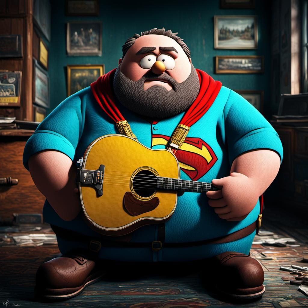 Cartman, but being realistic and super fat - AI Generated Artwork ...