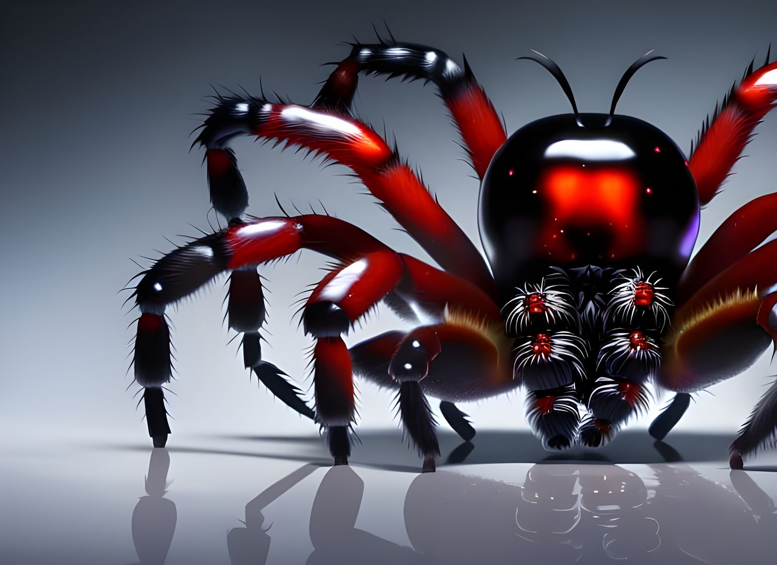 " Spider Candy Apple - The Black variety - AI Generated Artwork ...