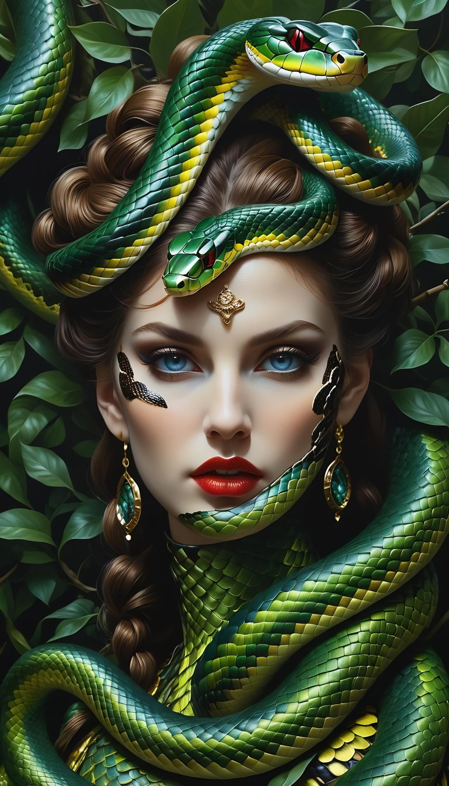 The snake charmer - AI Generated Artwork - NightCafe Creator