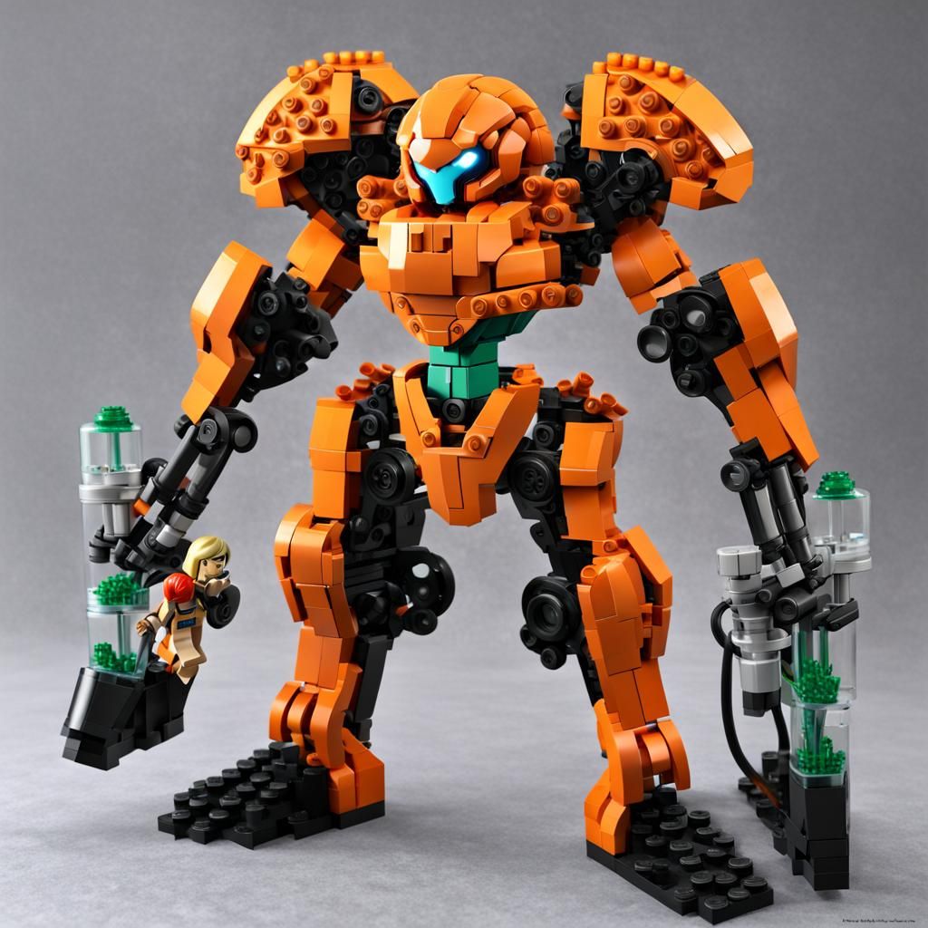 LEGO Samus Aran - AI Generated Artwork - NightCafe Creator