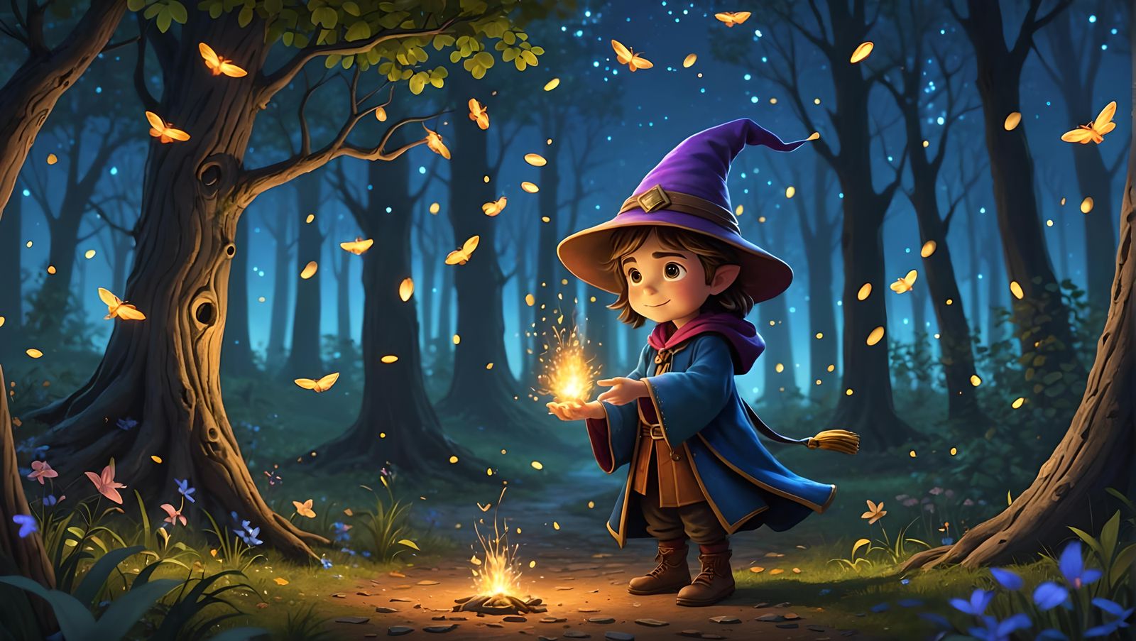 🧙 Little Mage - AI Generated Artwork - NightCafe Creator
