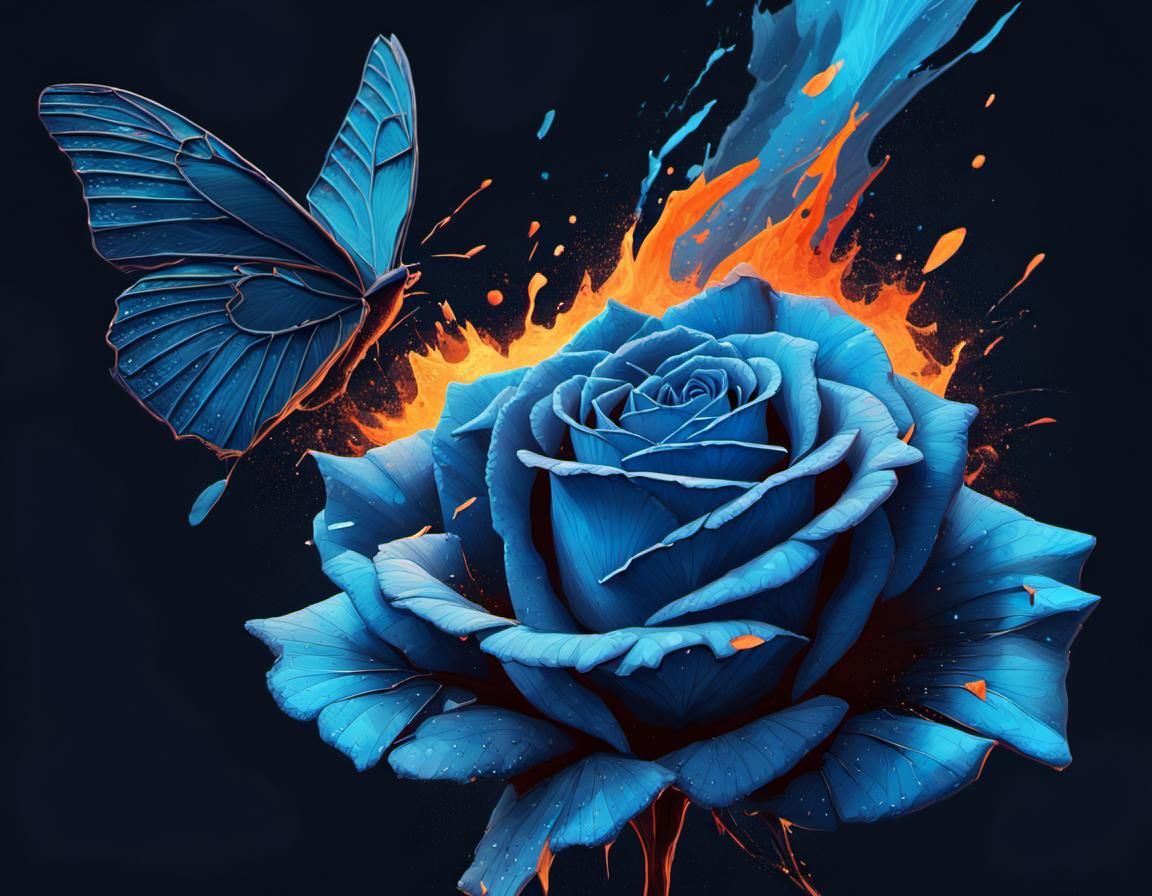 Blue - AI Generated Artwork - NightCafe Creator