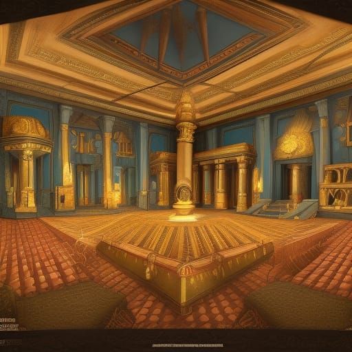 Masonic Lodge - Detailed Masonic Lodge from Ancient Times in...