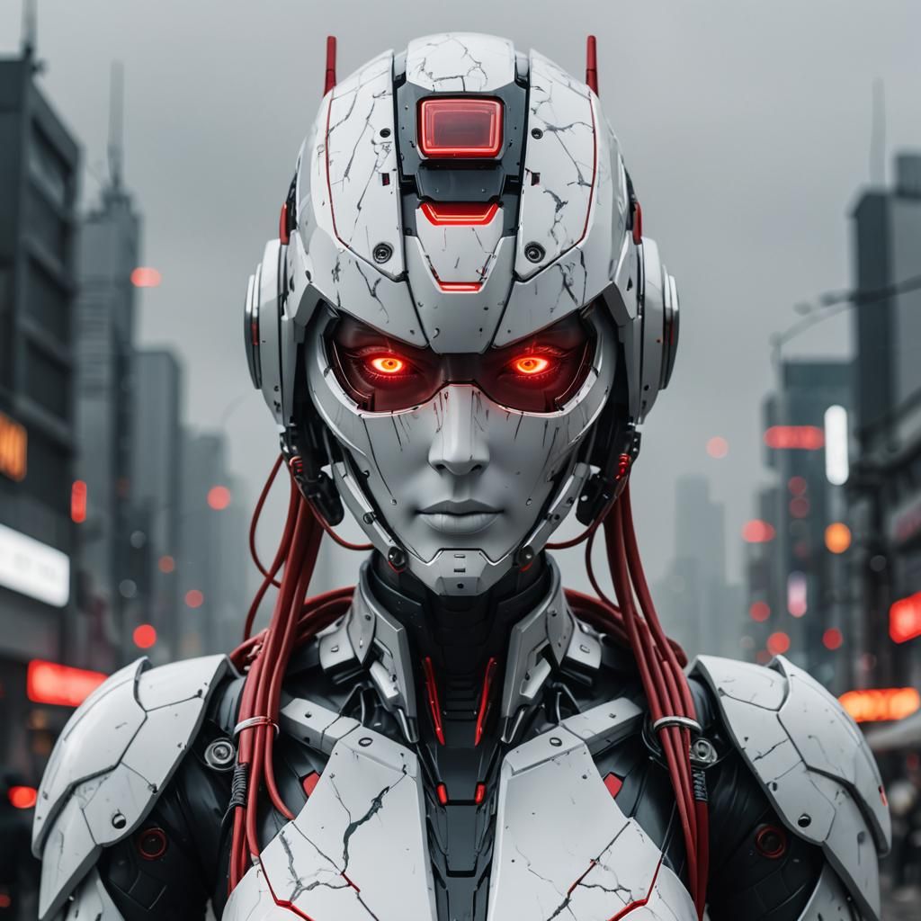 cyborg girl - AI Generated Artwork - NightCafe Creator