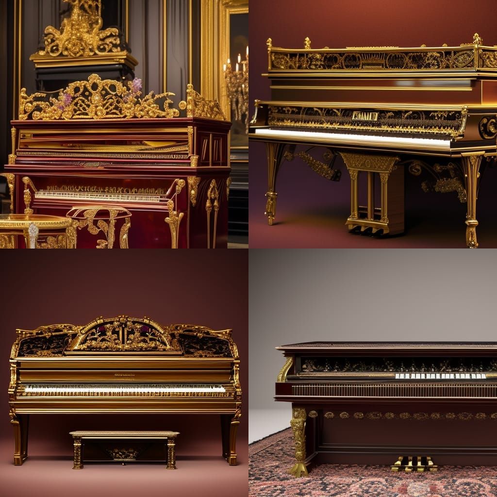 Piano Collection - AI Generated Artwork - NightCafe Creator