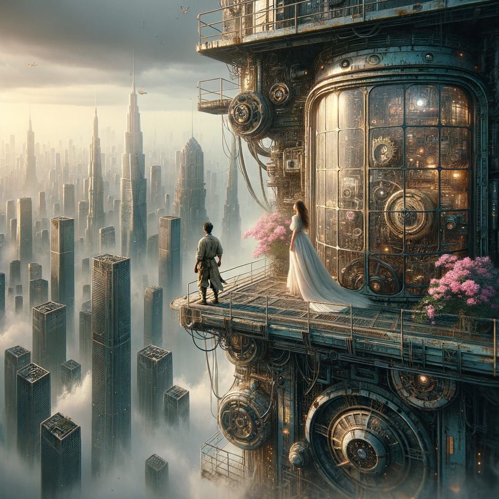 high-tech isolation above the city.