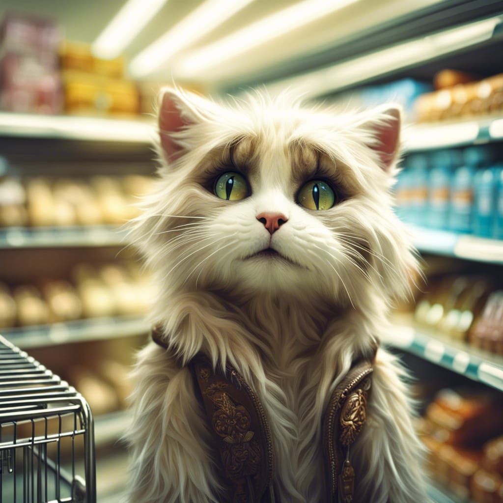 Archives #11 Muppet Cat - AI Generated Artwork - NightCafe Creator