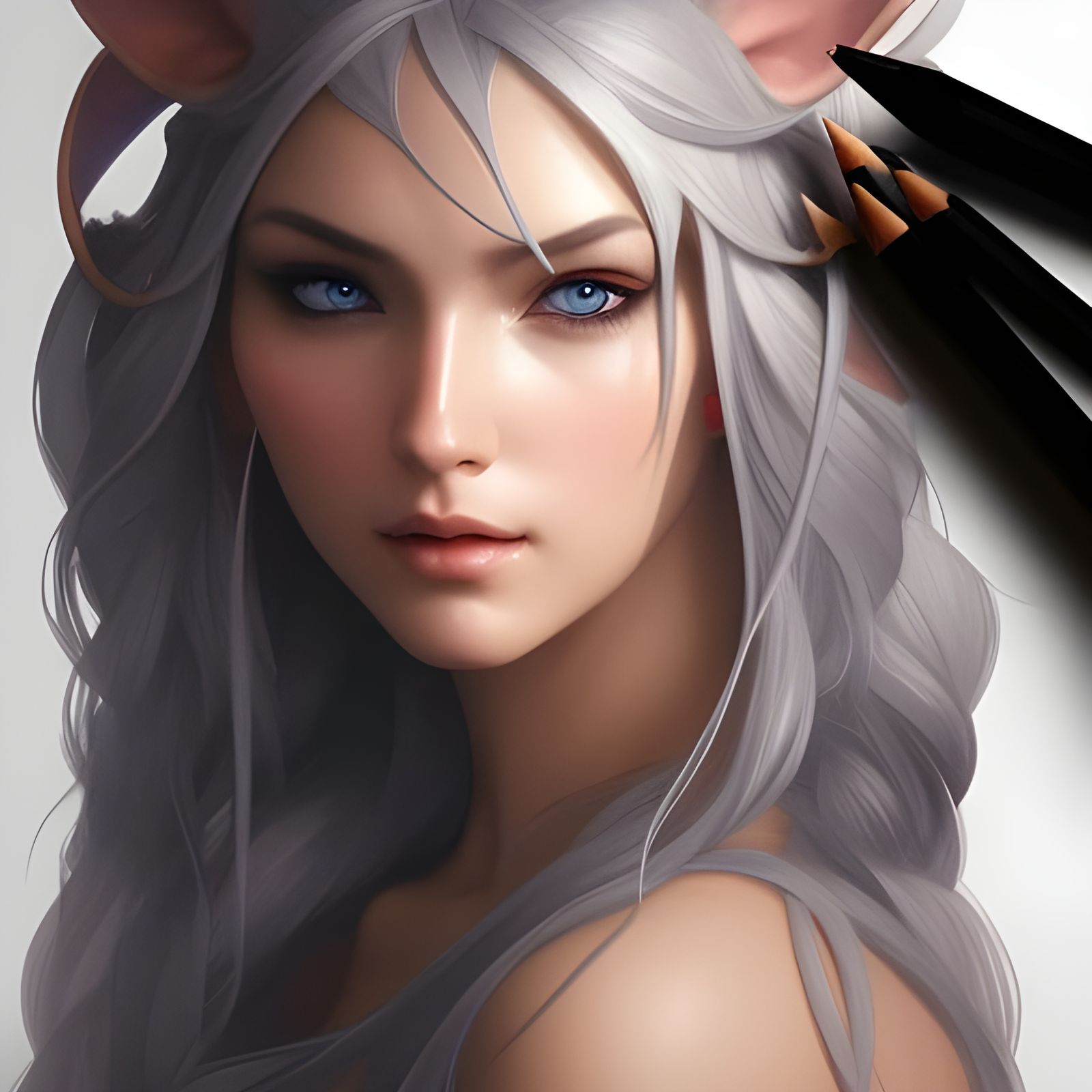 Drawing Aerin in Pencil - AI Generated Artwork - NightCafe Creator