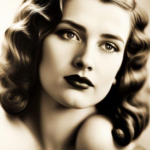 Vintage Movie Stars - AI Generated Artwork - NightCafe Creator