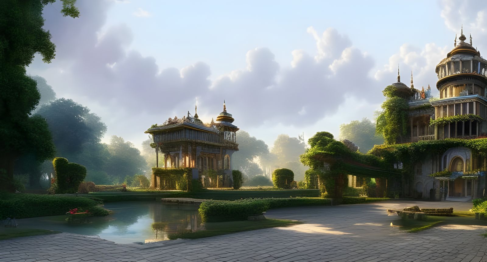 Magic Palace - AI Generated Artwork - NightCafe Creator