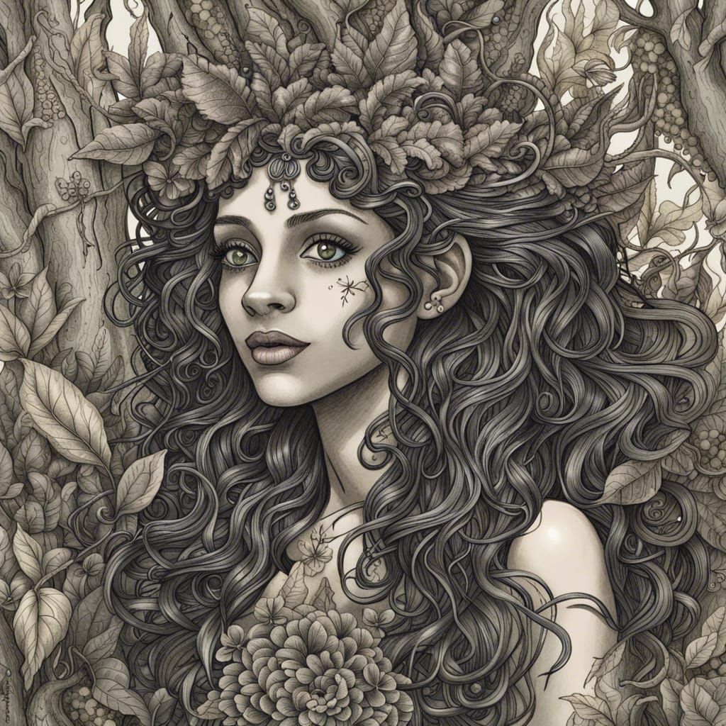 Dryad, female - AI Generated Artwork - NightCafe Creator