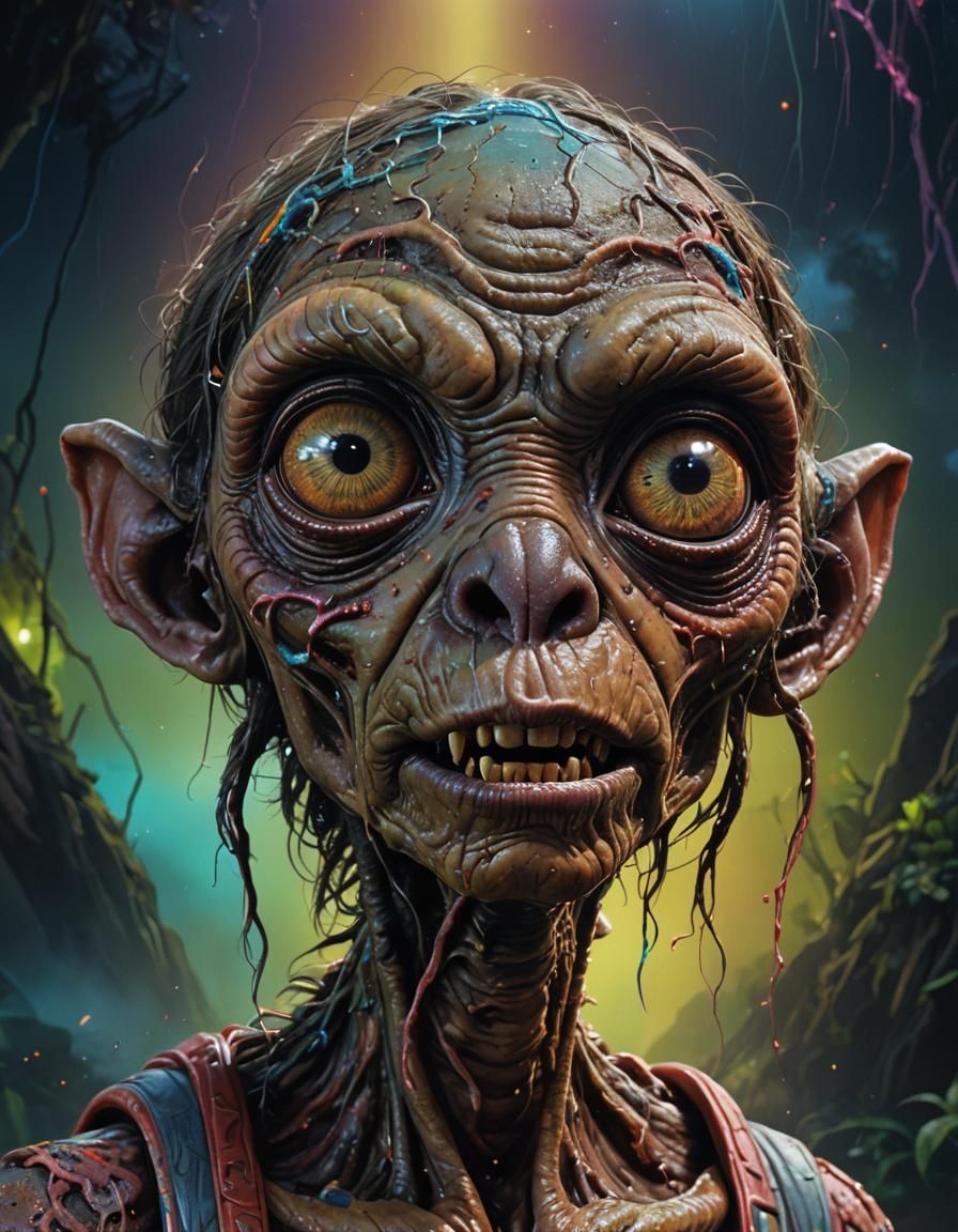 Extraterrestrial zombie - AI Generated Artwork - NightCafe Creator