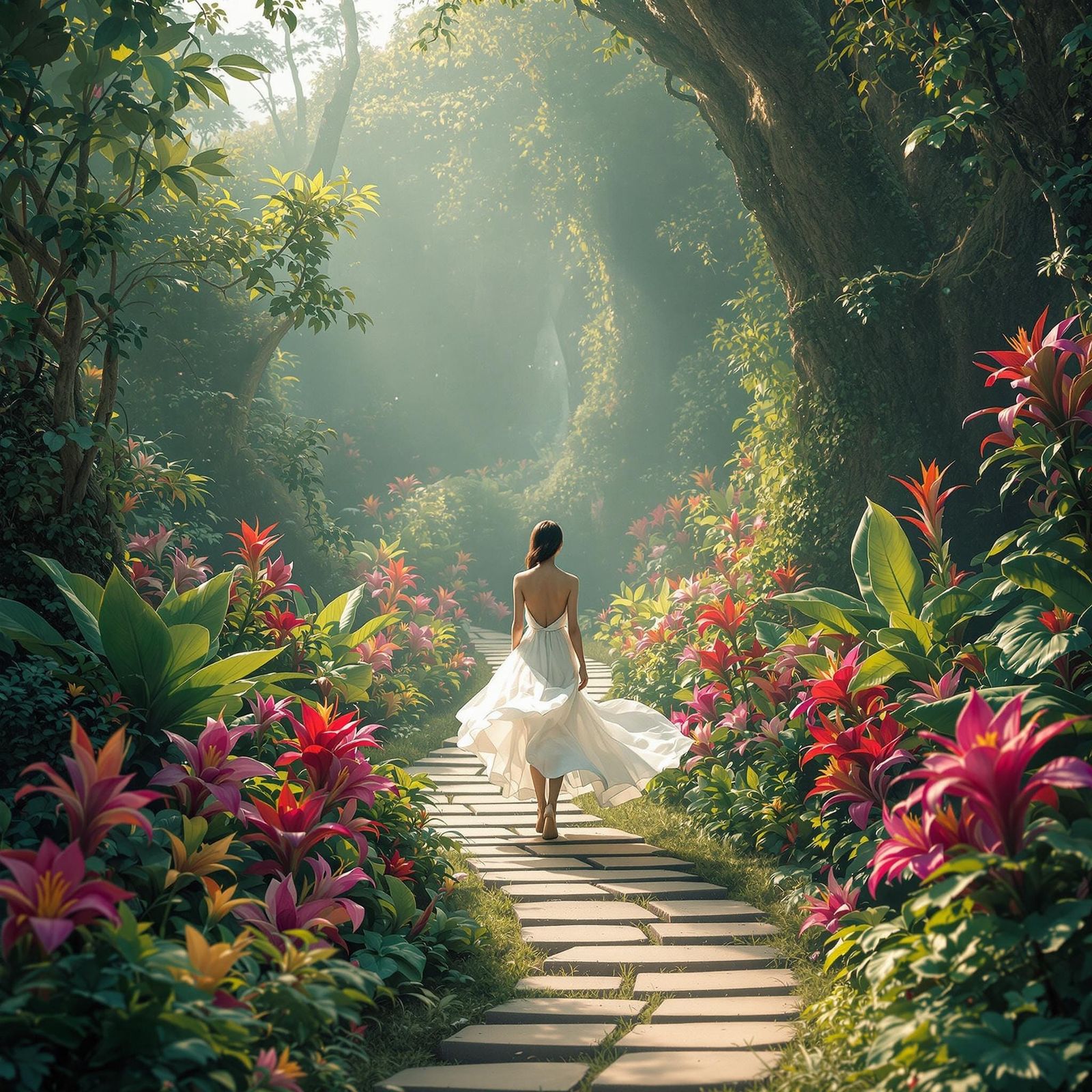Pathway to paradise. - Pathway to paradise.