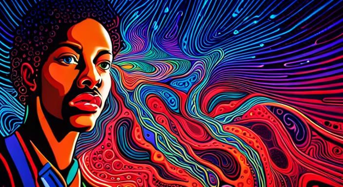 Black Light Art - AI Generated Artwork - NightCafe Creator