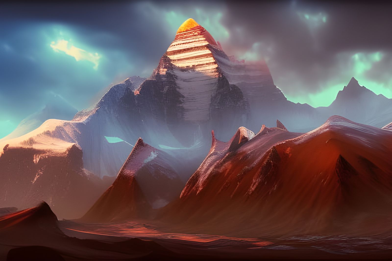 Mount Kailash - AI Generated Artwork - NightCafe Creator