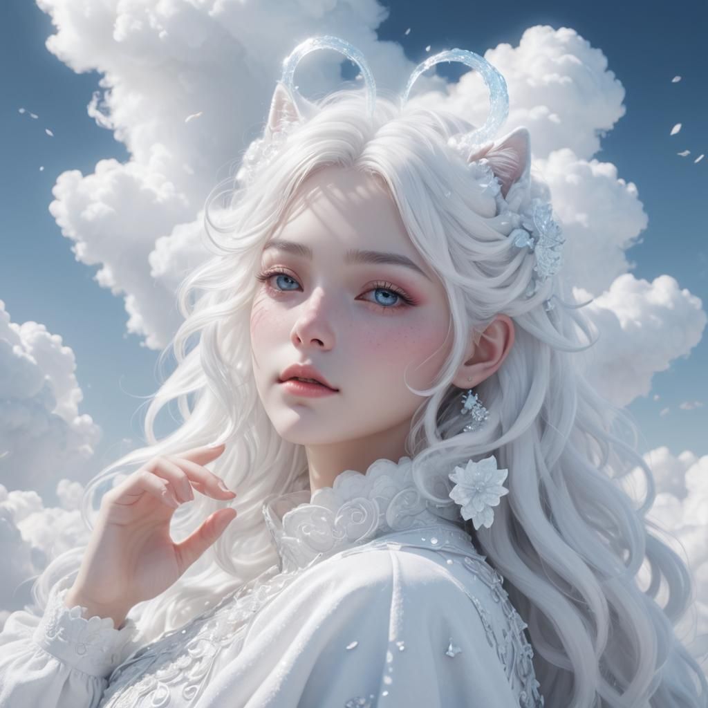 A beautiful clouds goddess - AI Generated Artwork - NightCafe Creator
