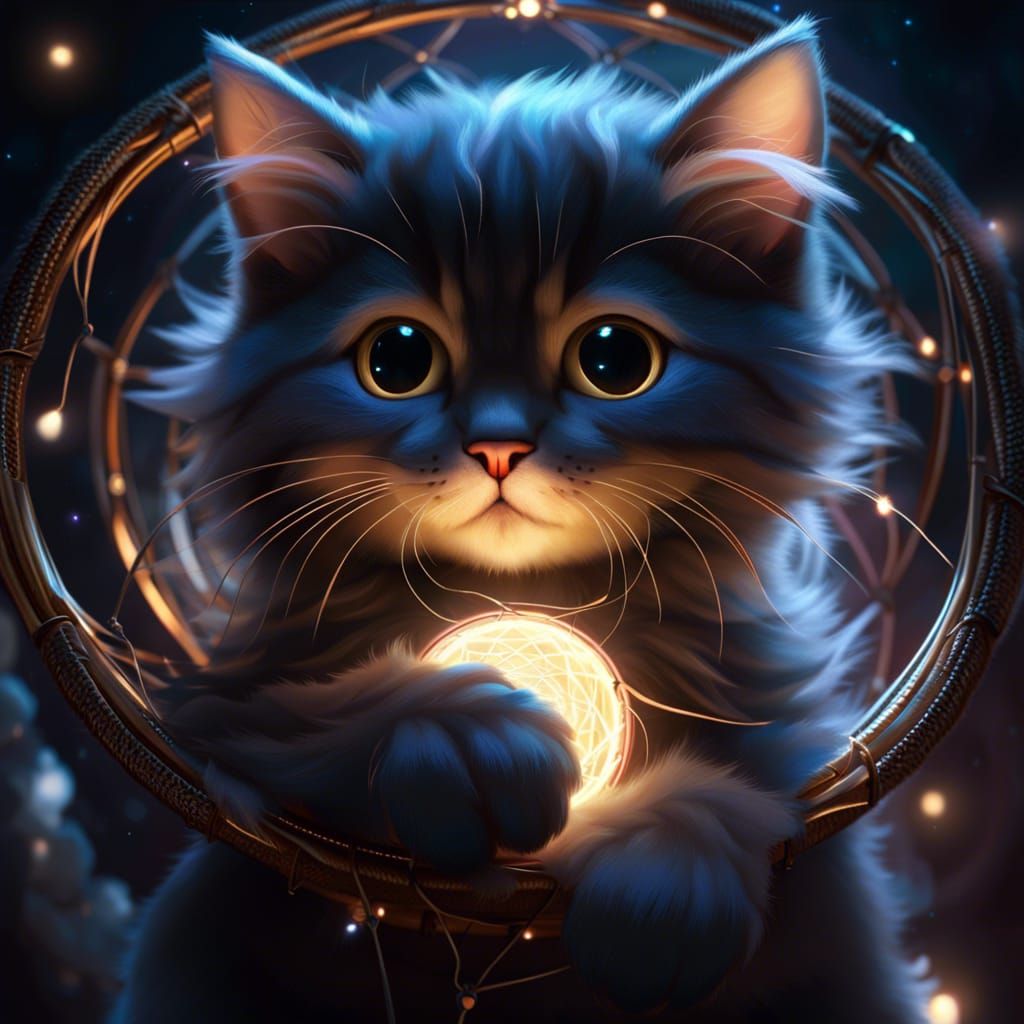 A curious kitten - AI Generated Artwork - NightCafe Creator