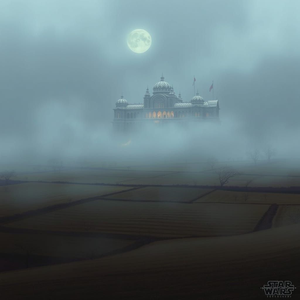 Surreal Dark Side World of Rhelg as Haunting Cyber... - AI Art