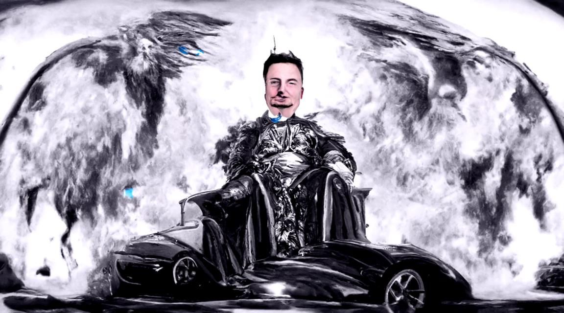 Twitter the Tesla king - AI Generated Artwork - NightCafe Creator