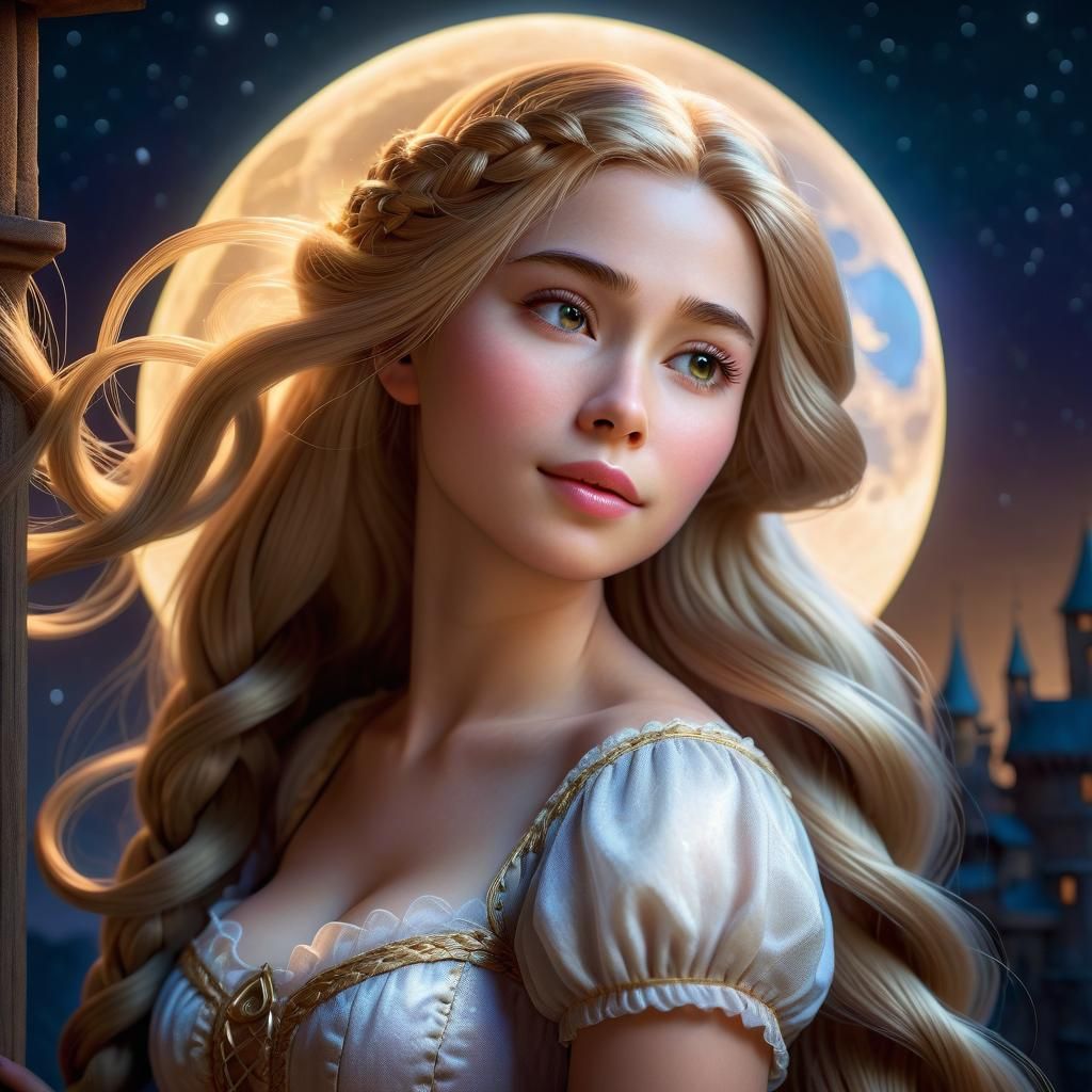 Rapunzel - AI Generated Artwork - NightCafe Creator