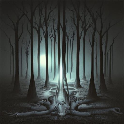 Liminal Forest - AI Generated Artwork - NightCafe Creator